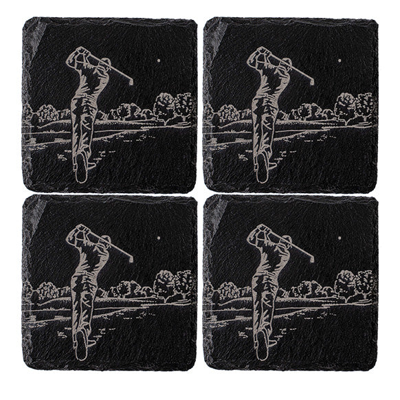 Golf Coasters - Set of Four — Menus and Music