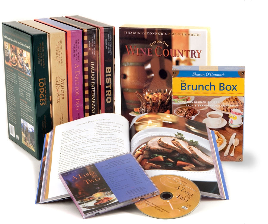 Menus and Music Autographed Set with a FREE Brunch Box!