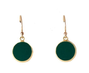 Brilliant Teal Earrings — Menus and Music