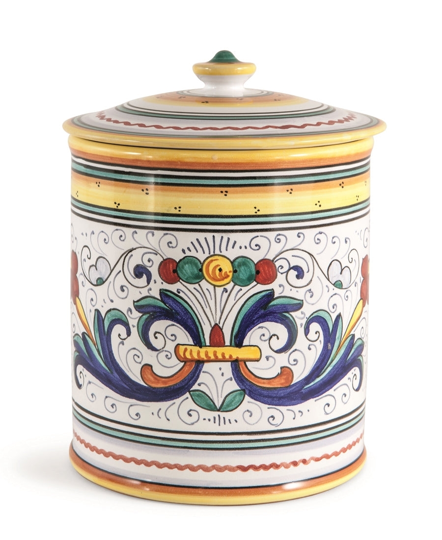 Deruta Ceramic Ricco Deruta Cookie Canister — Menus and Music