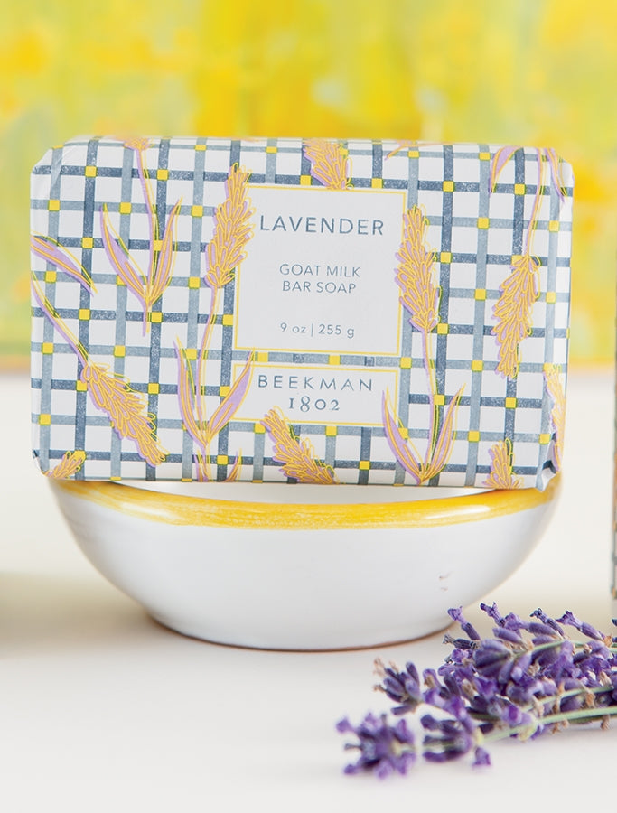Lavender Scented Soap Bar by Beekman — Menus and Music