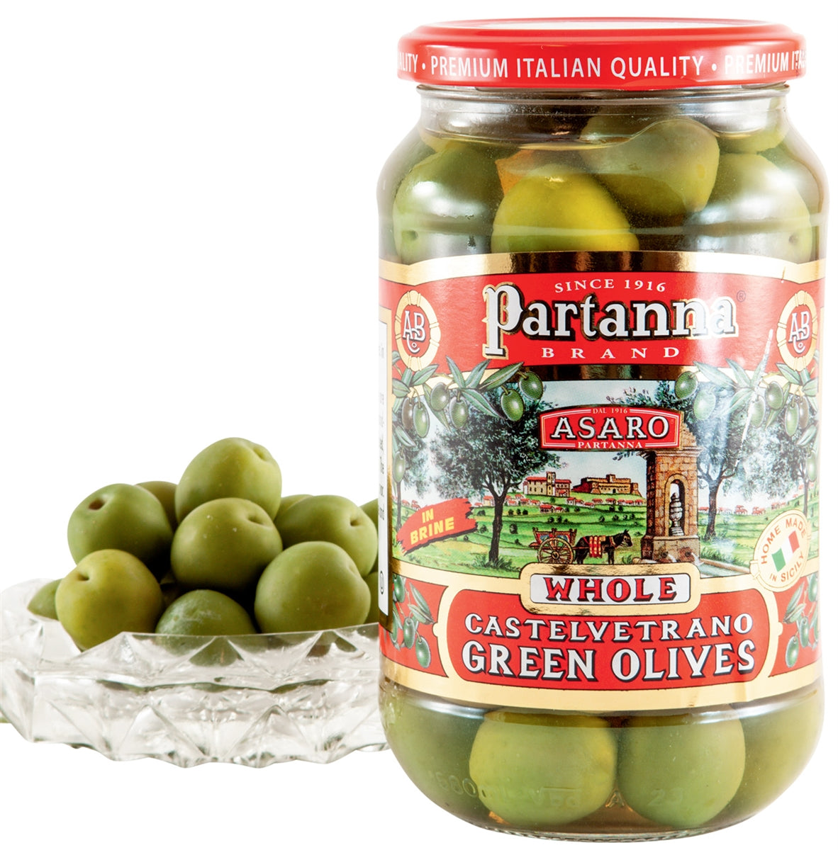 Partanna Castelvetrano Green Olives — Menus and Music