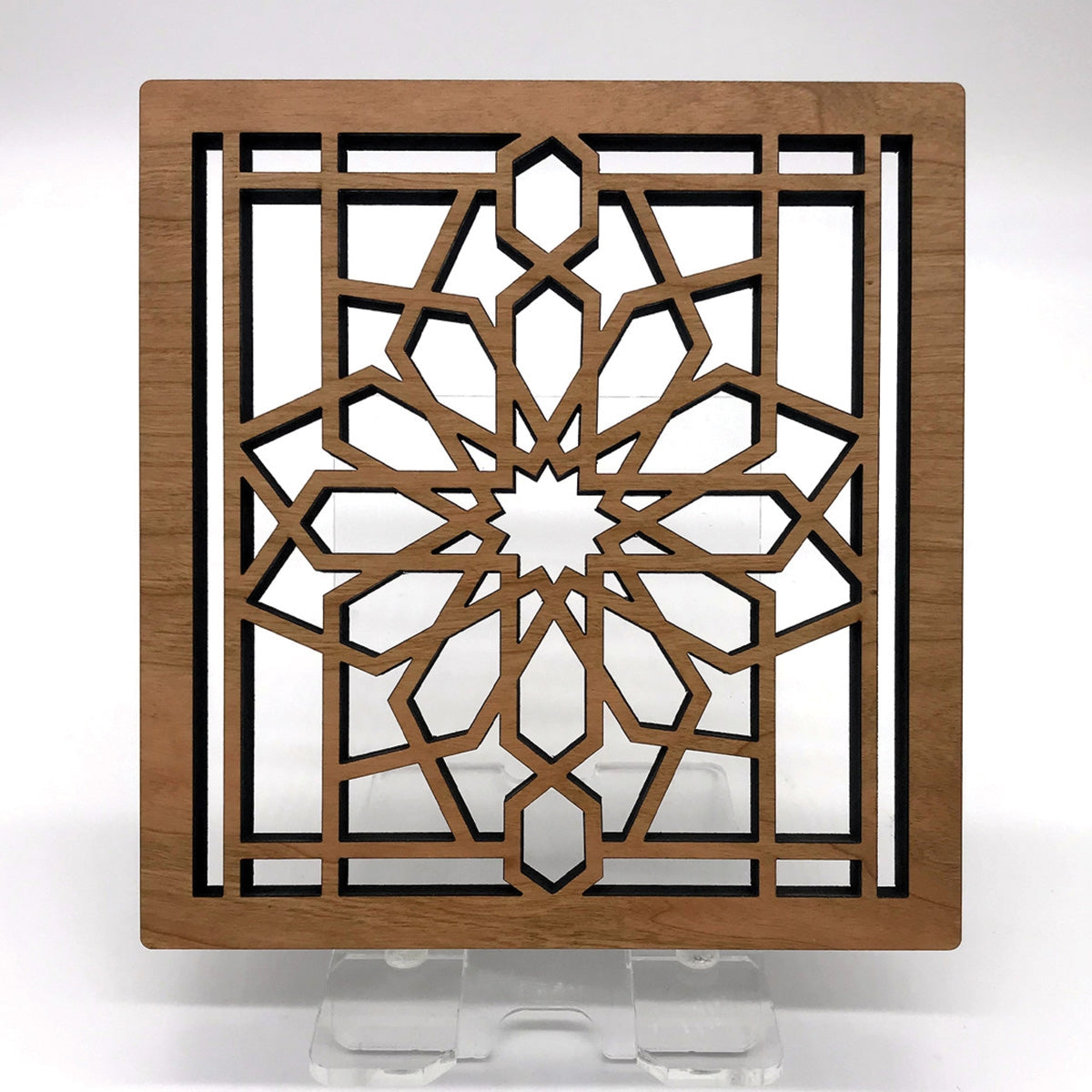 Rookery Trivet, Cherrywood, Frank Lloyd Wright design — Menus and Music