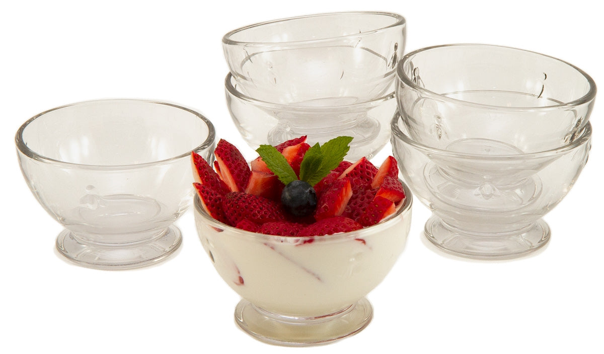 French Bee Glass Bowls by La Rochère - Box of Six — Menus and Music